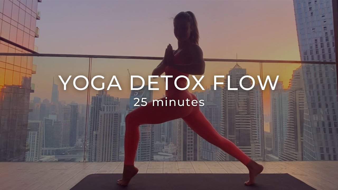 25 MIN YOGA DETOX FLOW | Twisting and letting go of anything that no ...