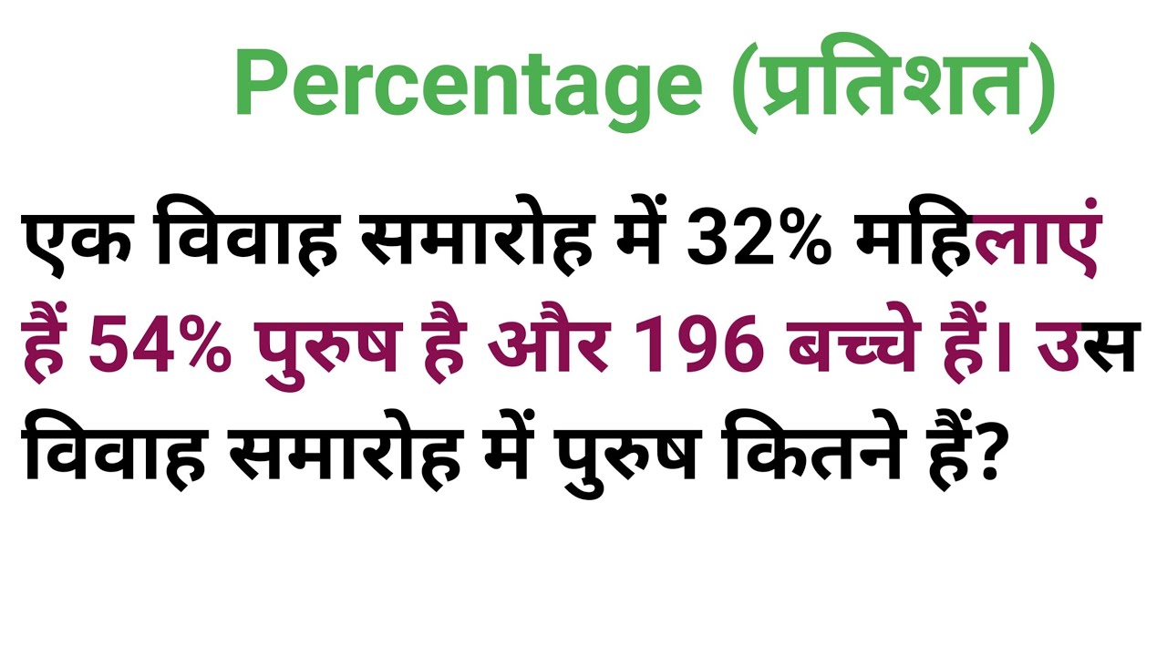 Percentage Tricks/Shortcuts/Formula | Percentage Problems Tricks and ...
