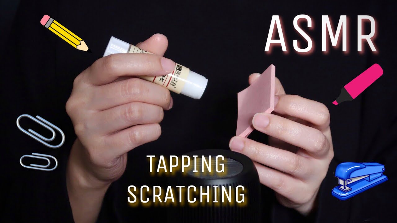 ASMR - Stationery Theme for Relaxation (No Talking) - YouTube