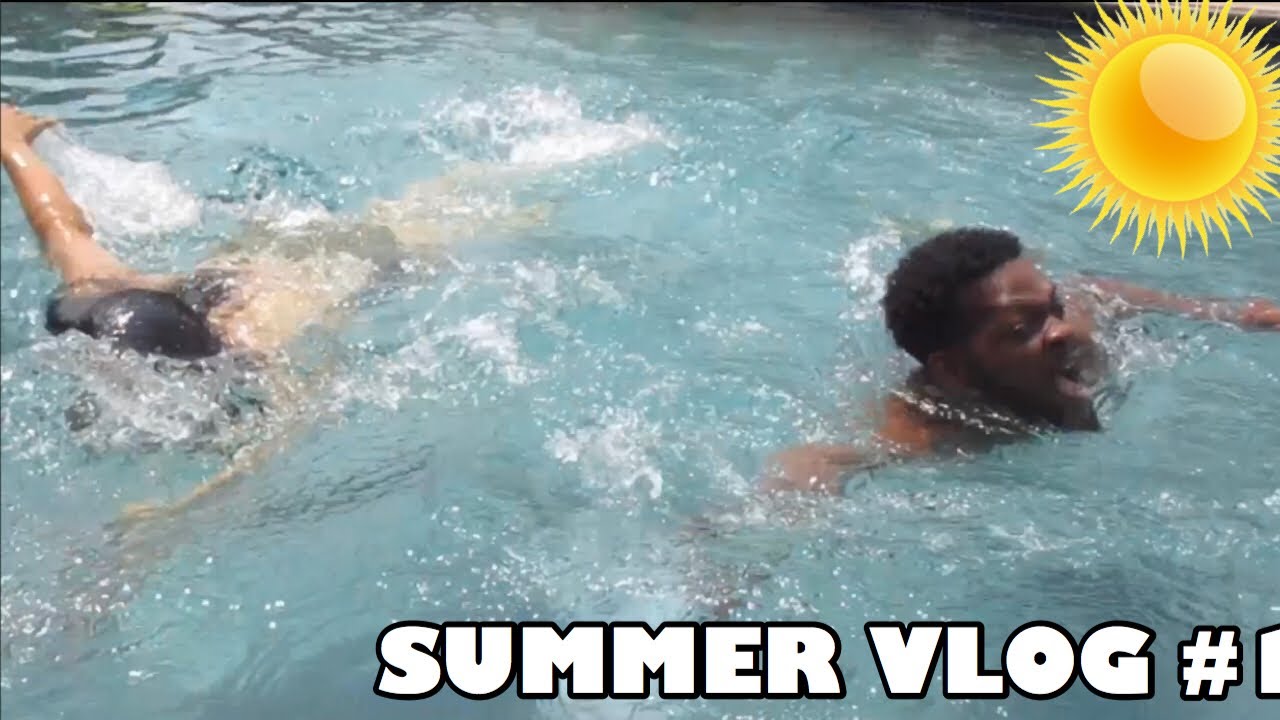SUMMER VLOG #1 | POOL DAY WITH NO KIDS ! - YouTube