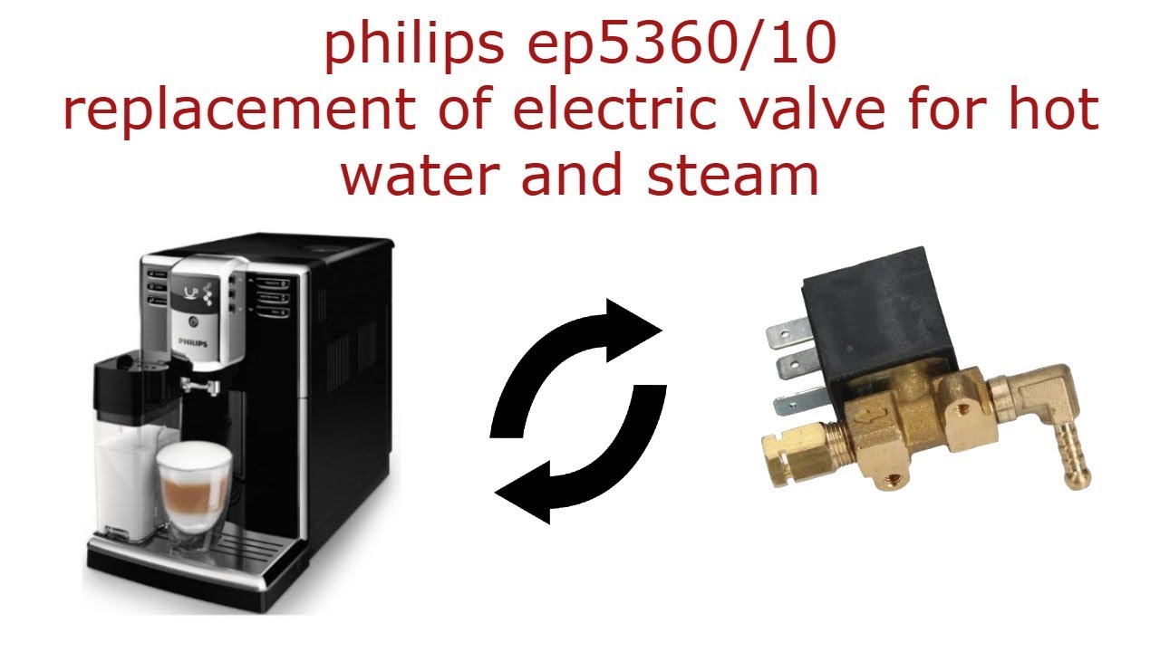 Philips 5000 serie EP5360/10 replacement of electric valve for hot ...