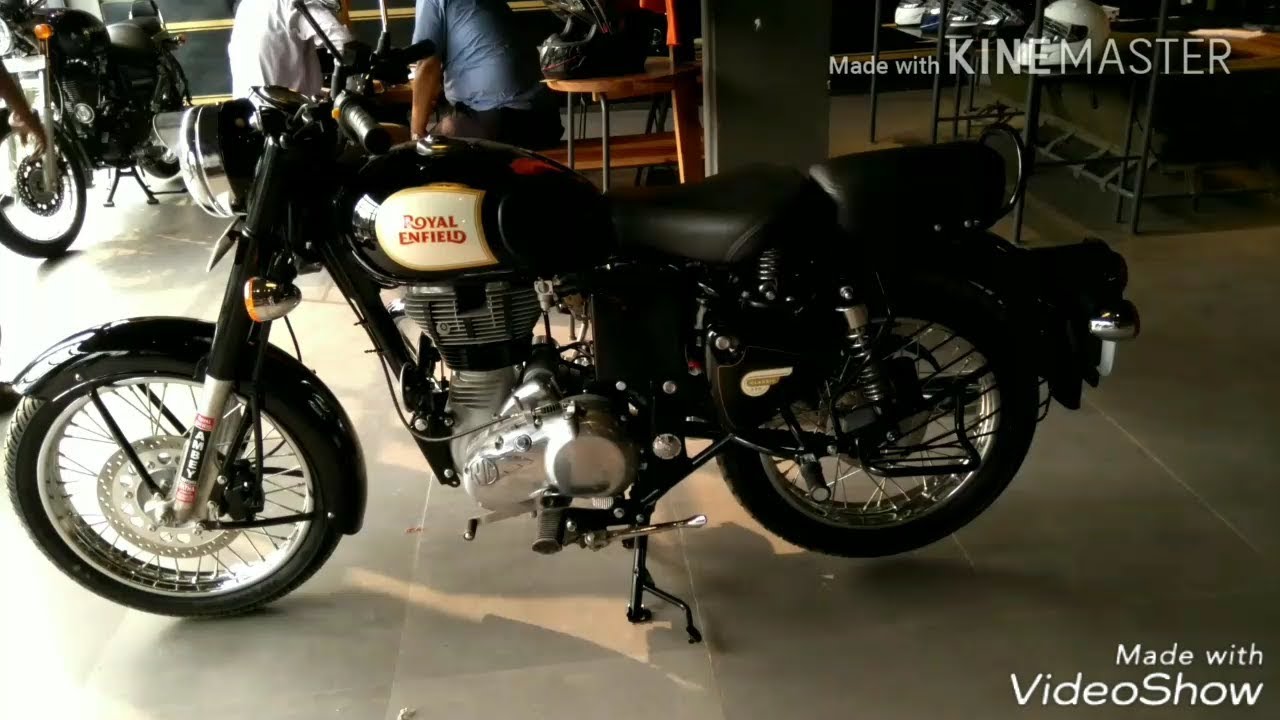 The All New Royal Enfield Black Color Bs4 Model 2017 Edition. - YouTube