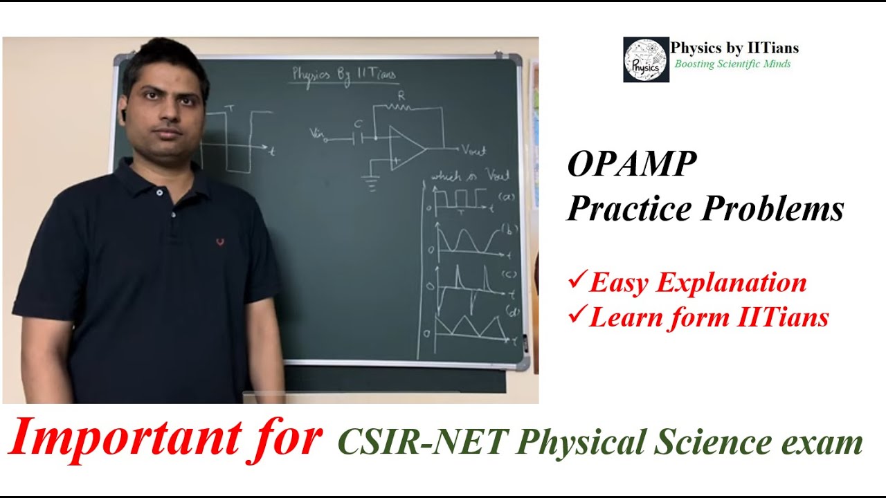 Important questions from OPAMP 👉🏻Op-Amp (Operational Amplifier) Practice Problems 👉🏻Target CSIR ...