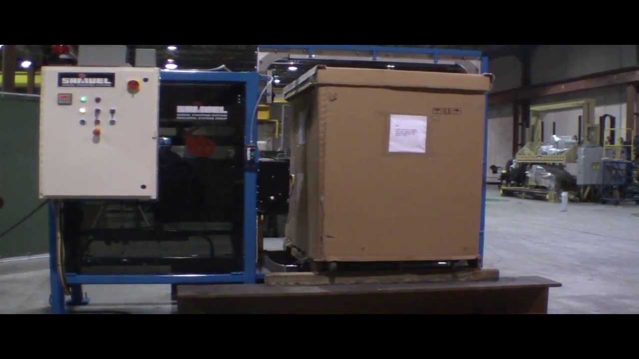Side Seal Strapping Machine - YouTube