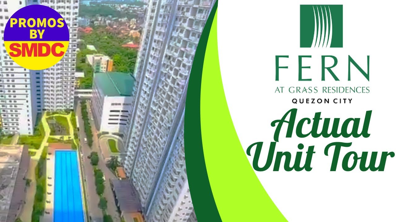 FERN at Grass Residences: Actual 1 Bedroom with Balcony Tour - YouTube
