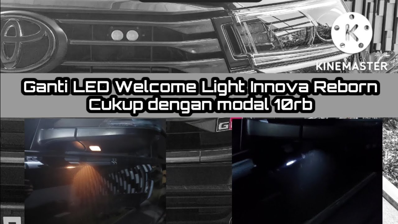 CUKUP DENGAN MODAL 10RB AJA | TUTORIAL MENGGANTI WELCOME LIGHT LED ...