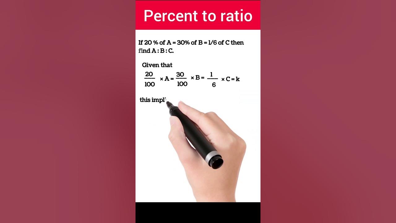 Percent To Ratio percentage ratio YouTube percent-to-ratio-percentage-ratio-youtube