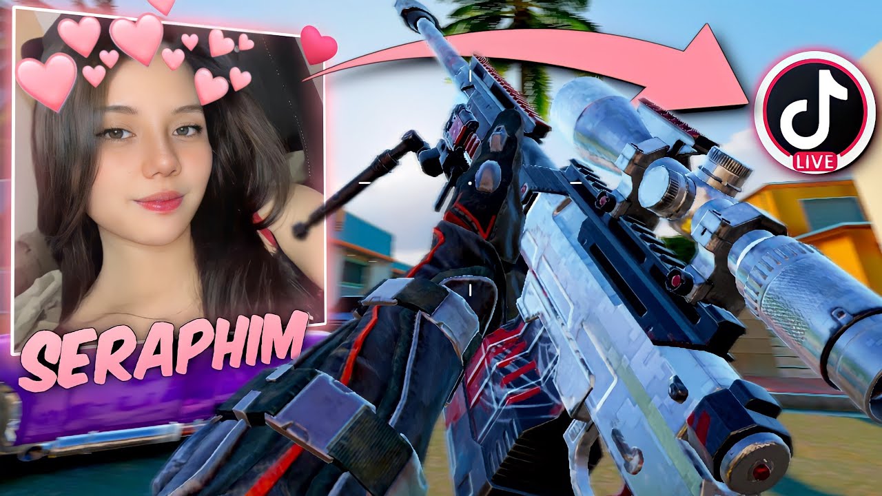 1v1 this famous gorgeous tiktoker in codm... (while she was live) - YouTube