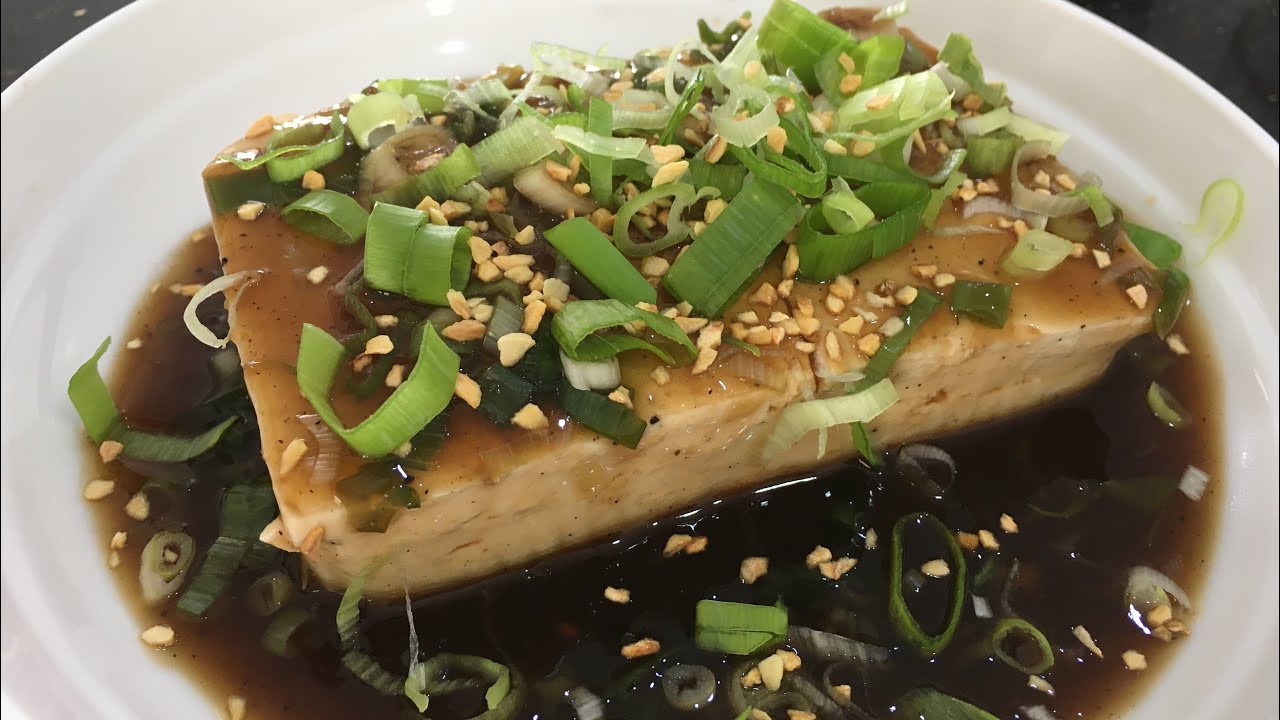 Steamed Tofu ‘Tokwa’ with Garlic Thick Soy Dressing Easy and Budget ...
