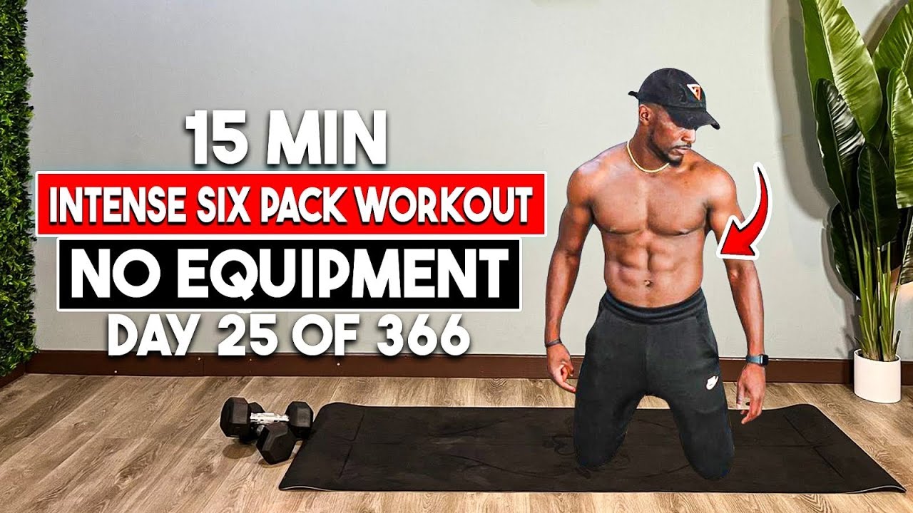 Intense Six Pack Home Workout // No Equipment- HIIT | Day 25 of 366 ...
