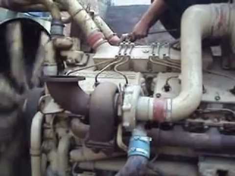 perkins v 12 diesel engine by akaal diesel shed - YouTube
