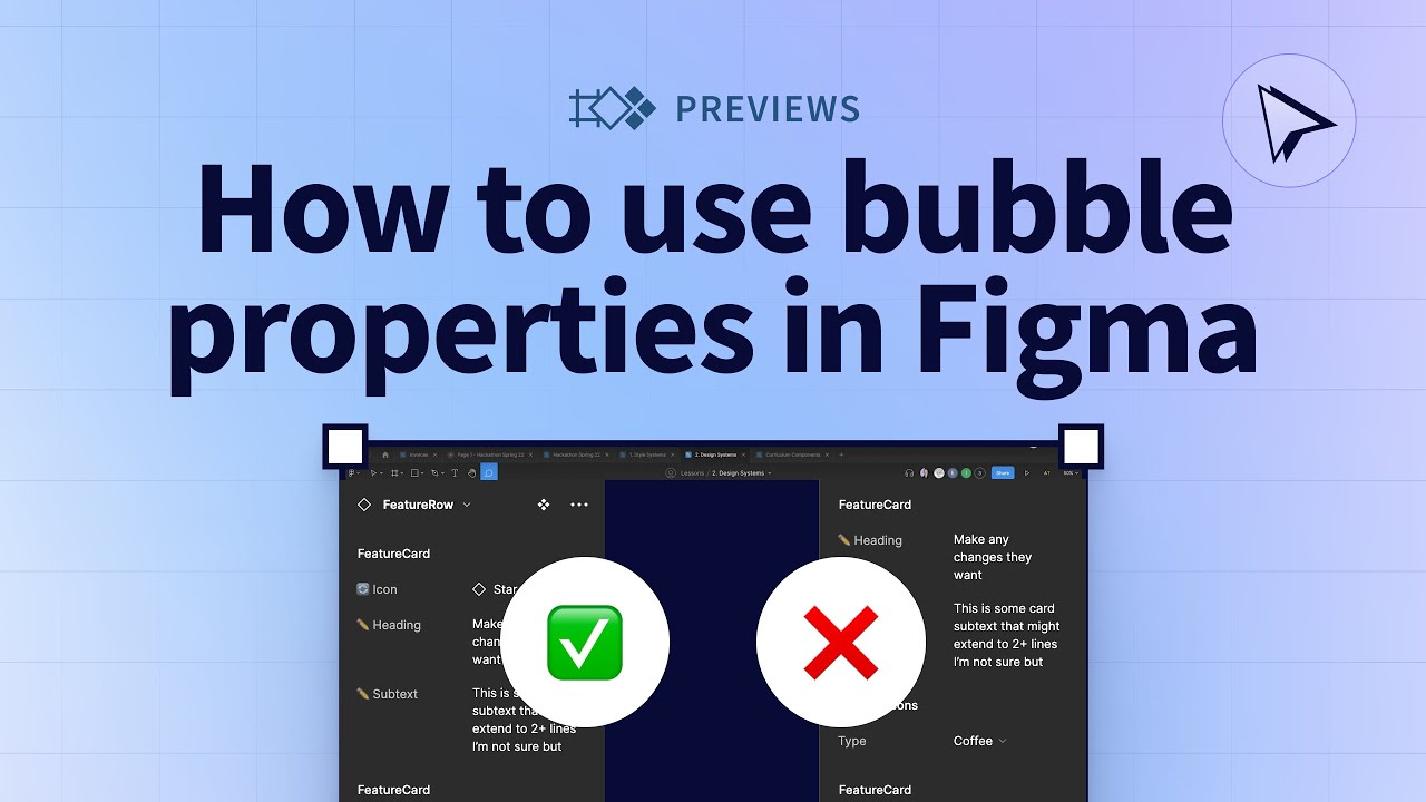 How to use bubble properties in Figma (free preview of Figma Academy ...