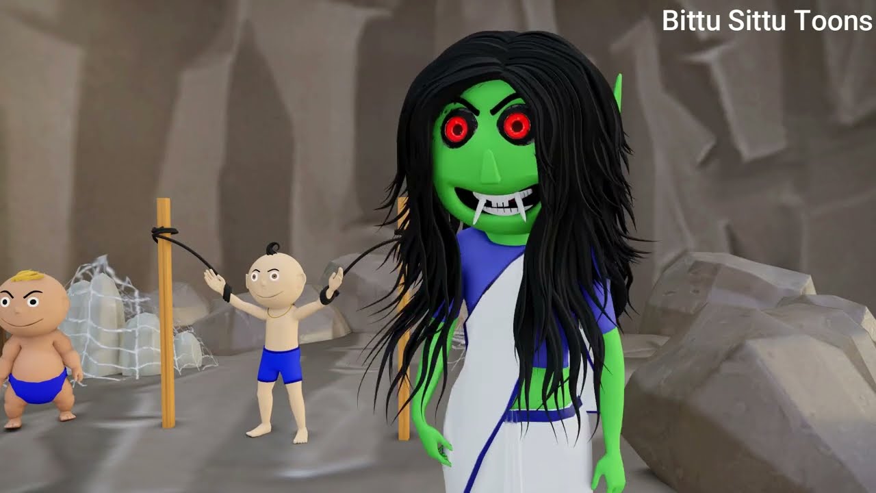 Pagal Bittu Sittu 142 | Chudail Ne Pakda Sittu Ko | Bittu Sittu Toons ...