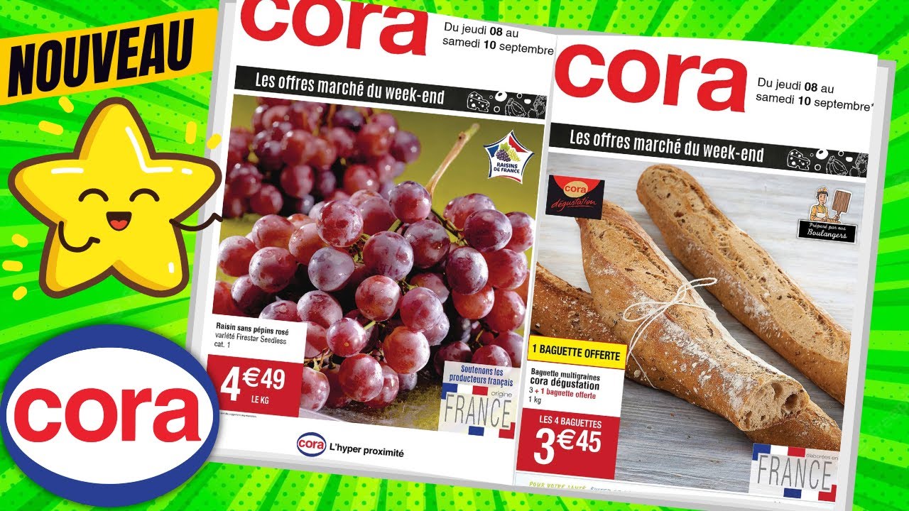 catalogue CORA du 8 au 10 septembre 2022 💥 Arrivage - FRANCE - YouTube