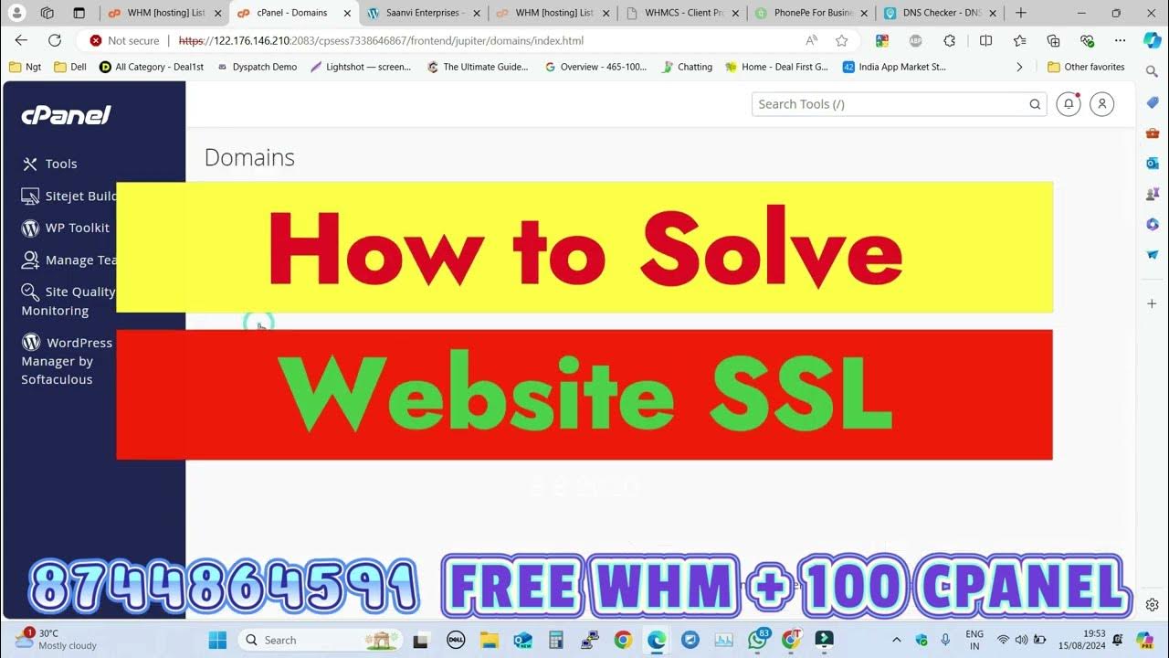 How to fix SSL problem in cPanel | Top AI Hosting _Official - YouTube