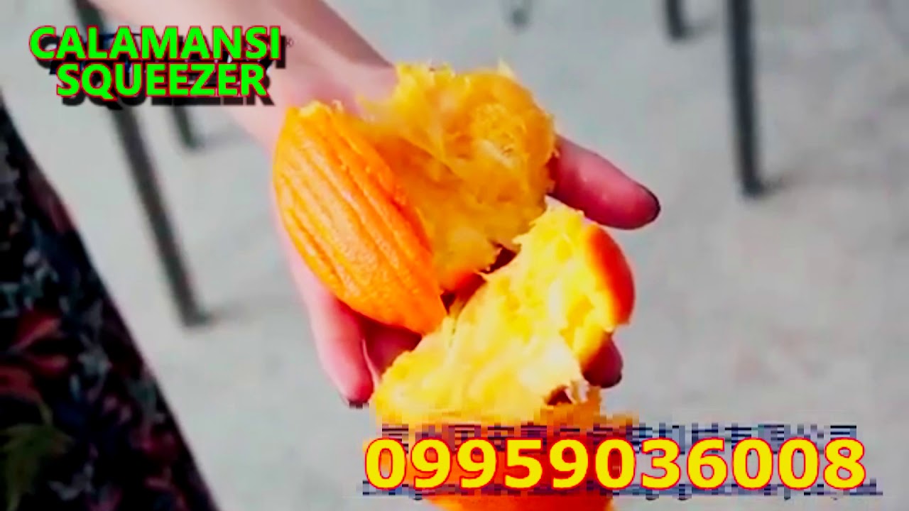 CALAMANSI SQUEEZER - YouTube