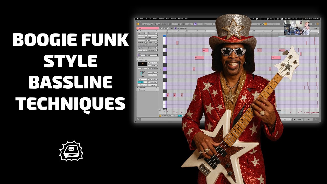 Boogie Funk Basslines Techniques | Side Brain's Study Group - YouTube