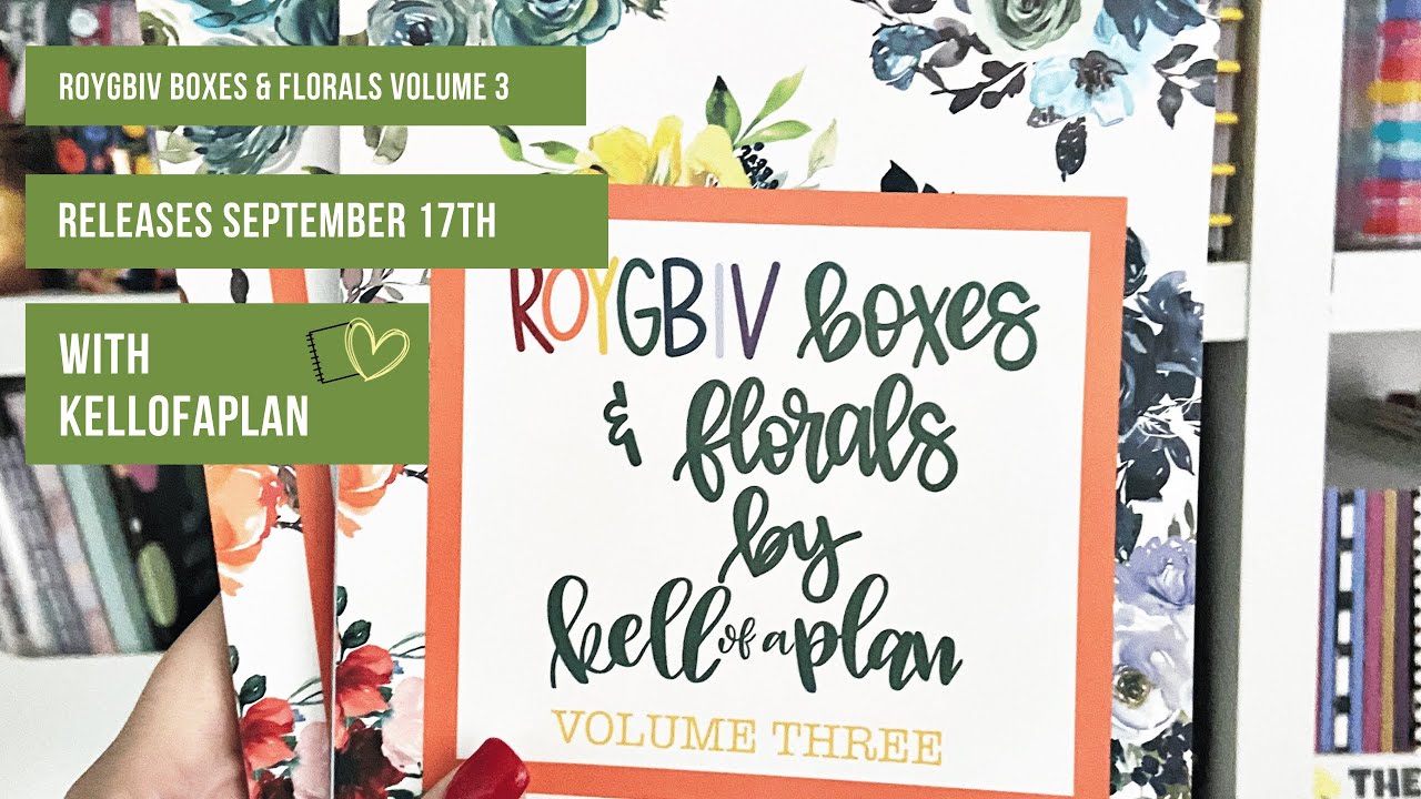 ROYGBIV Boxes & Florals Volume THREE- Stickers + Washi Flipthrough ...