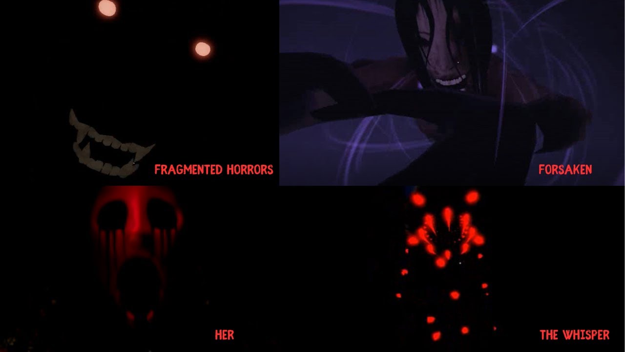 Roblox - Goofy horror compilation (Fragmented Horrors/Forsaken/Her and ...