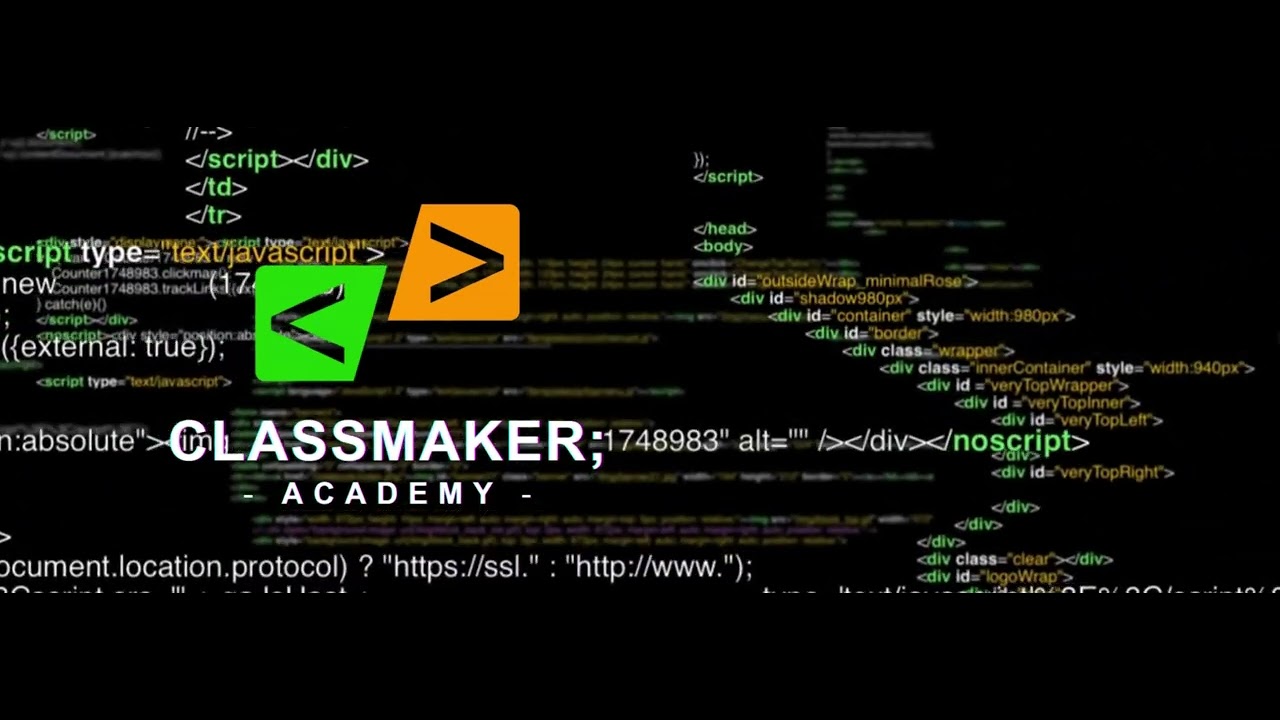 Class Maker Academy Web - YouTube