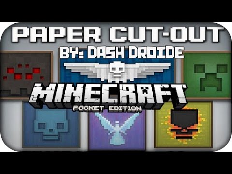 Paper Cut Out Texture Pack | Minecraft Pocket Edition 0.14.X ...