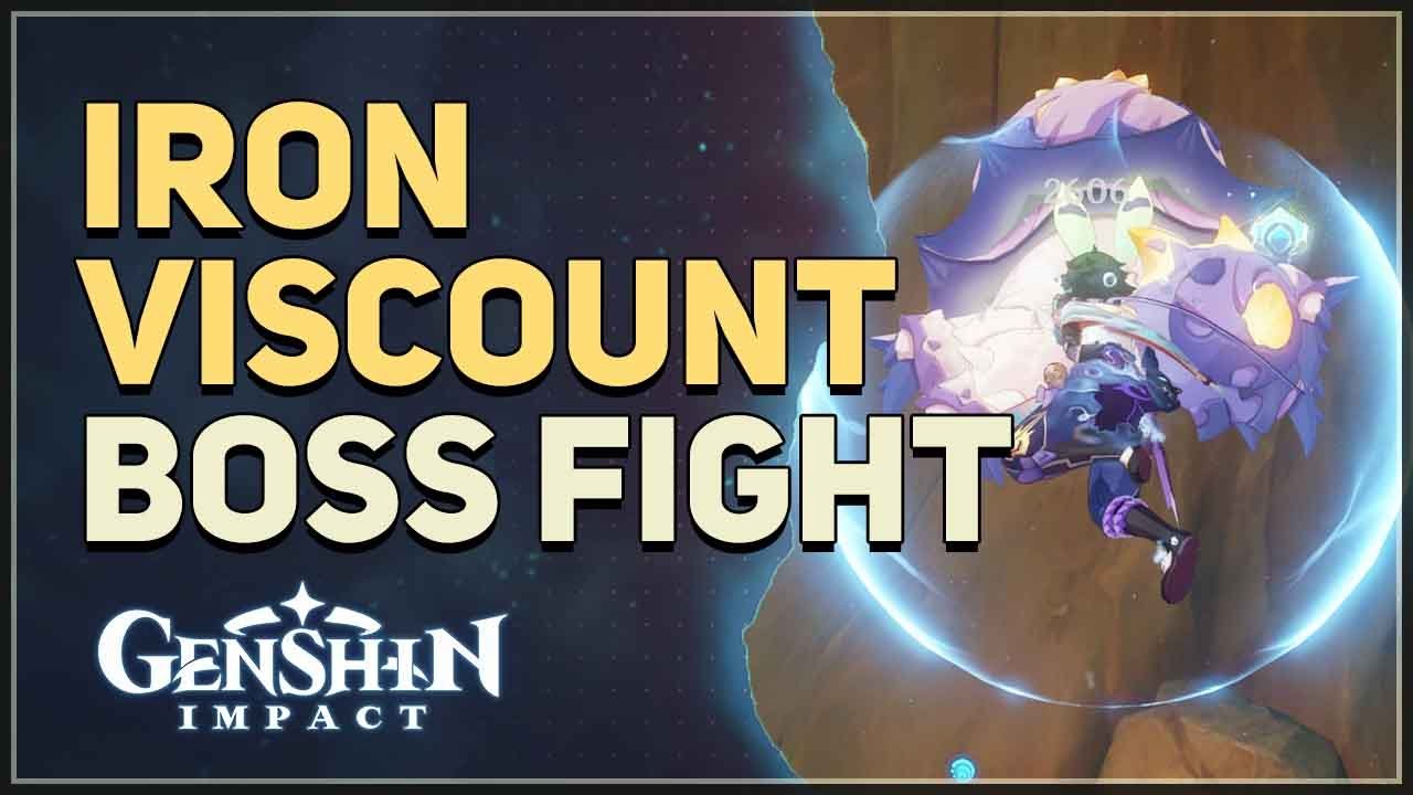 Iron Viscount Boss Fight Genshin Impact - YouTube