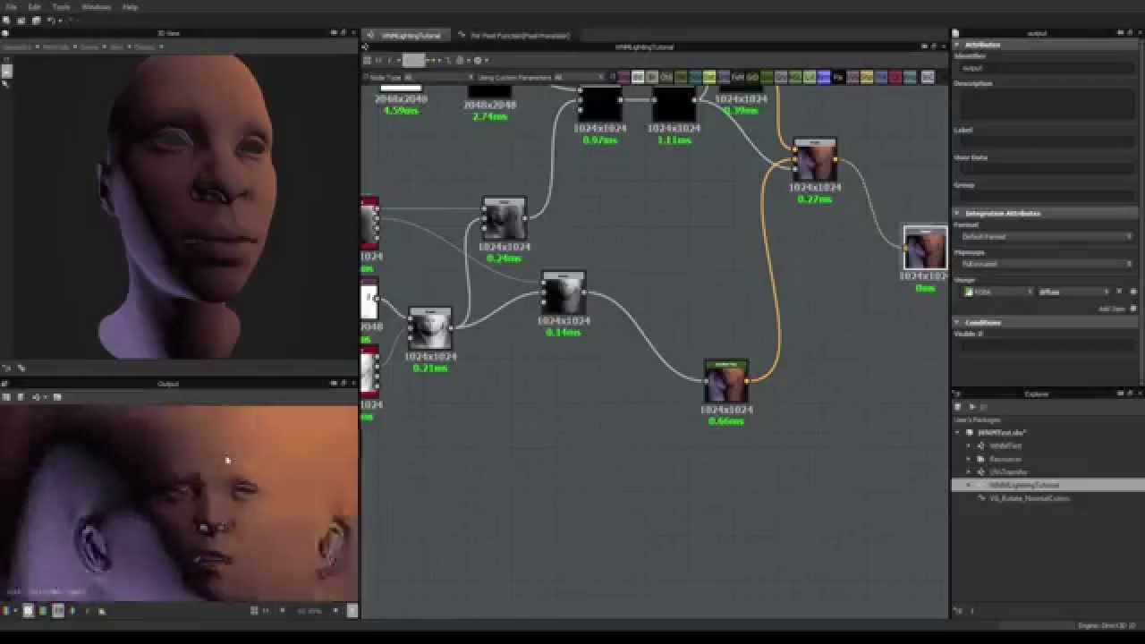 How to fake lighting into the diffuse part 2 (Substance Designer 5 ...