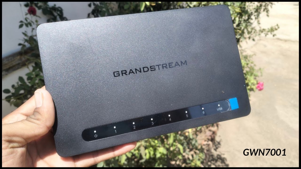 Grandstream GWN7001 Router Setup and Connect to Internet. - YouTube
