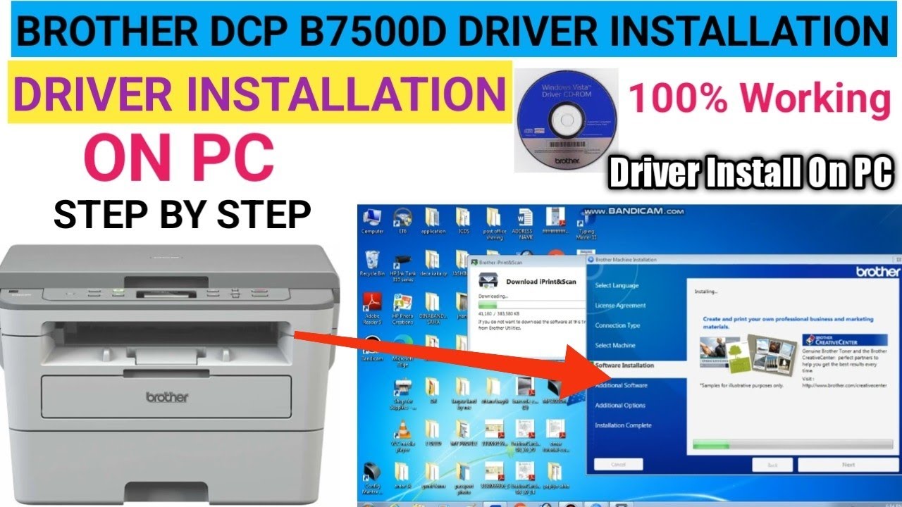 Brother DCP B7500D Driver Installation On Computer And PC|Brother ...