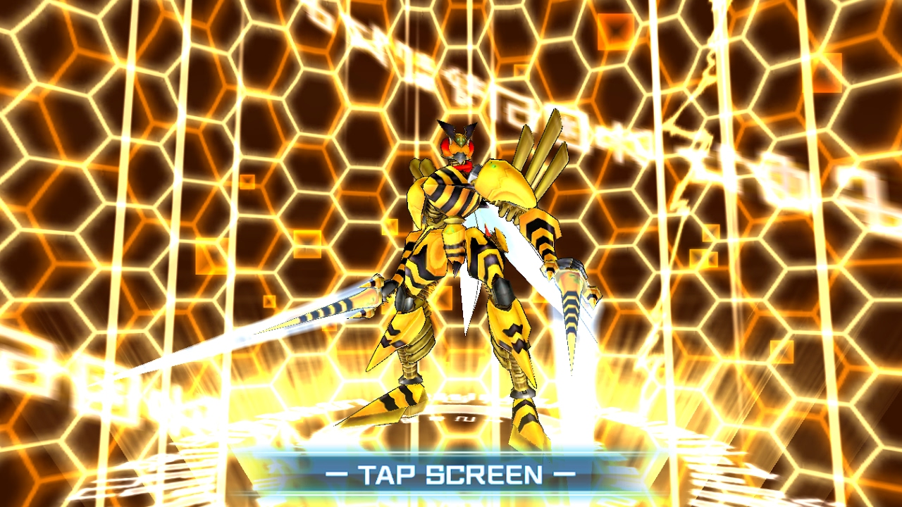 「Digimon Linkz」 Mega Digivolution! "TigerVespamon" - YouTube