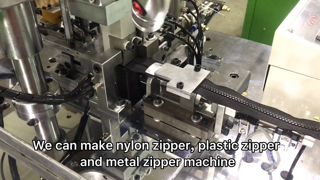 ZYN zipper machine, sealing machine show - YouTube
