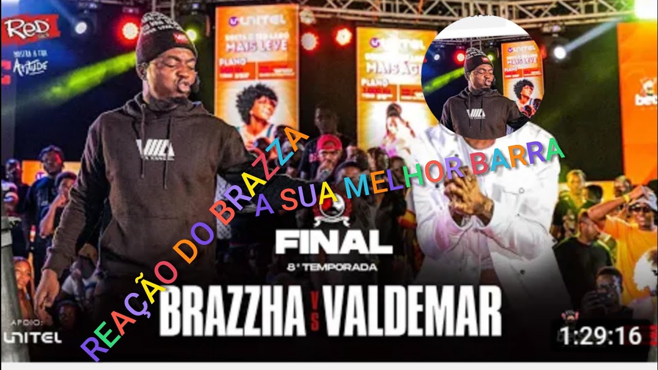 #RRPL_BRAZZA VS VALDEMAR_GRANDE FINAL_REAÇÃO AS BARRAS DE BRAZZA - YouTube