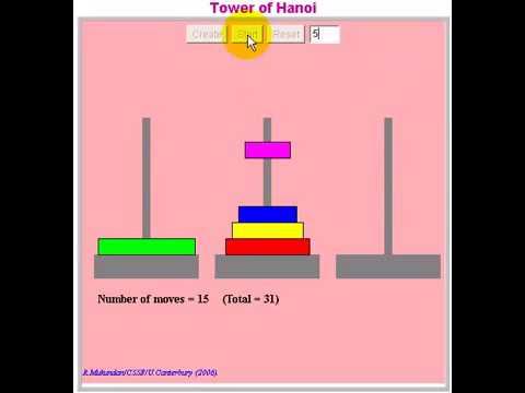 Algoritmo Torre de Hanoi - YouTube