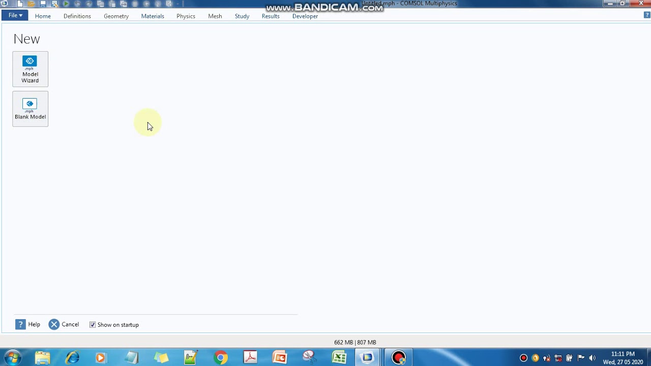 Comsol Simulation of Rectangular slab waveguide - YouTube