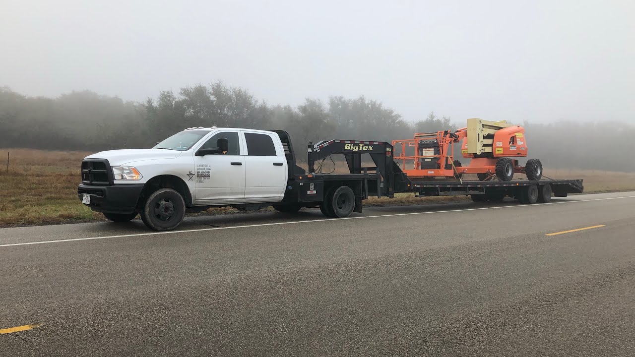 Moving two Boom Lifts In One Day - YouTube