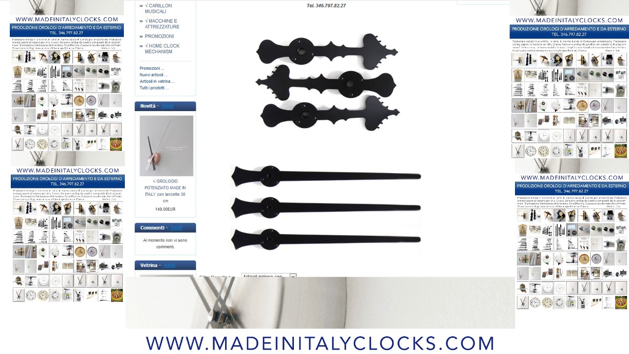 MAKE Your Clock Stand Out with Great Clock Hands Madeinitalyclocks.com ...