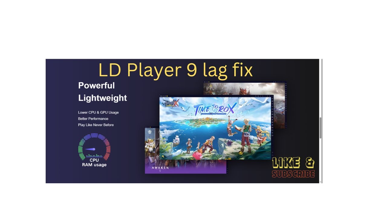 LD Player 9 Lag Fix - YouTube