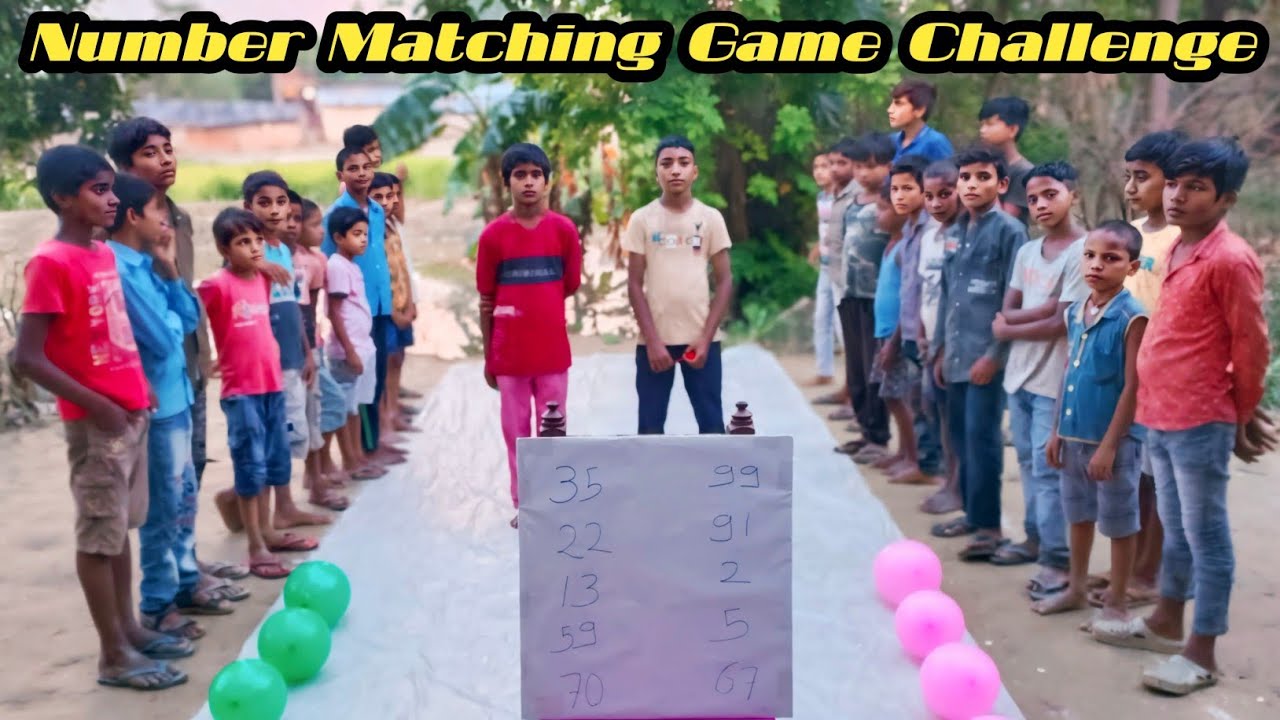 Number Matching Game | Number Matching Game Challenge | Memory Test ...