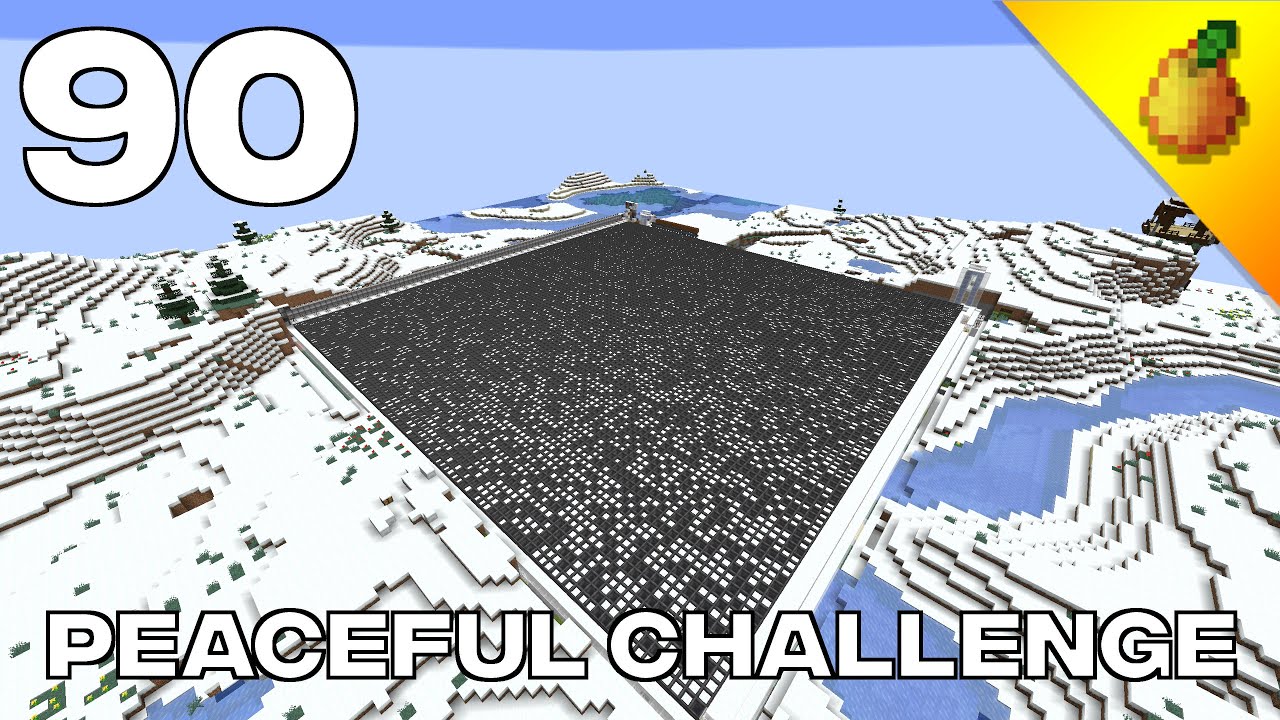 Peaceful Challenge #90: Large AFK Powder Snow Farm - YouTube