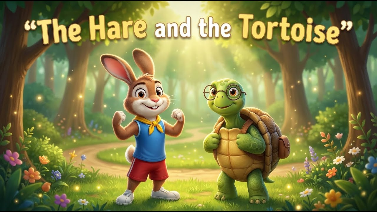 🐢 The Tortoise and The Hare | A Tale of Patience & Perseverance ...