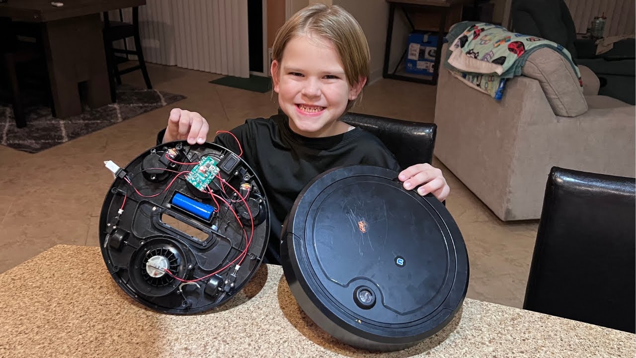Fixing a Robot Vacuum that crashed down the stairs! - YouTube