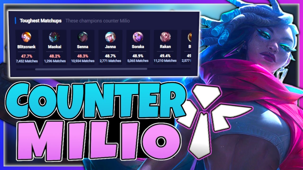 How to COUNTER Milio Support in Season 13 | briikachu | League of ...