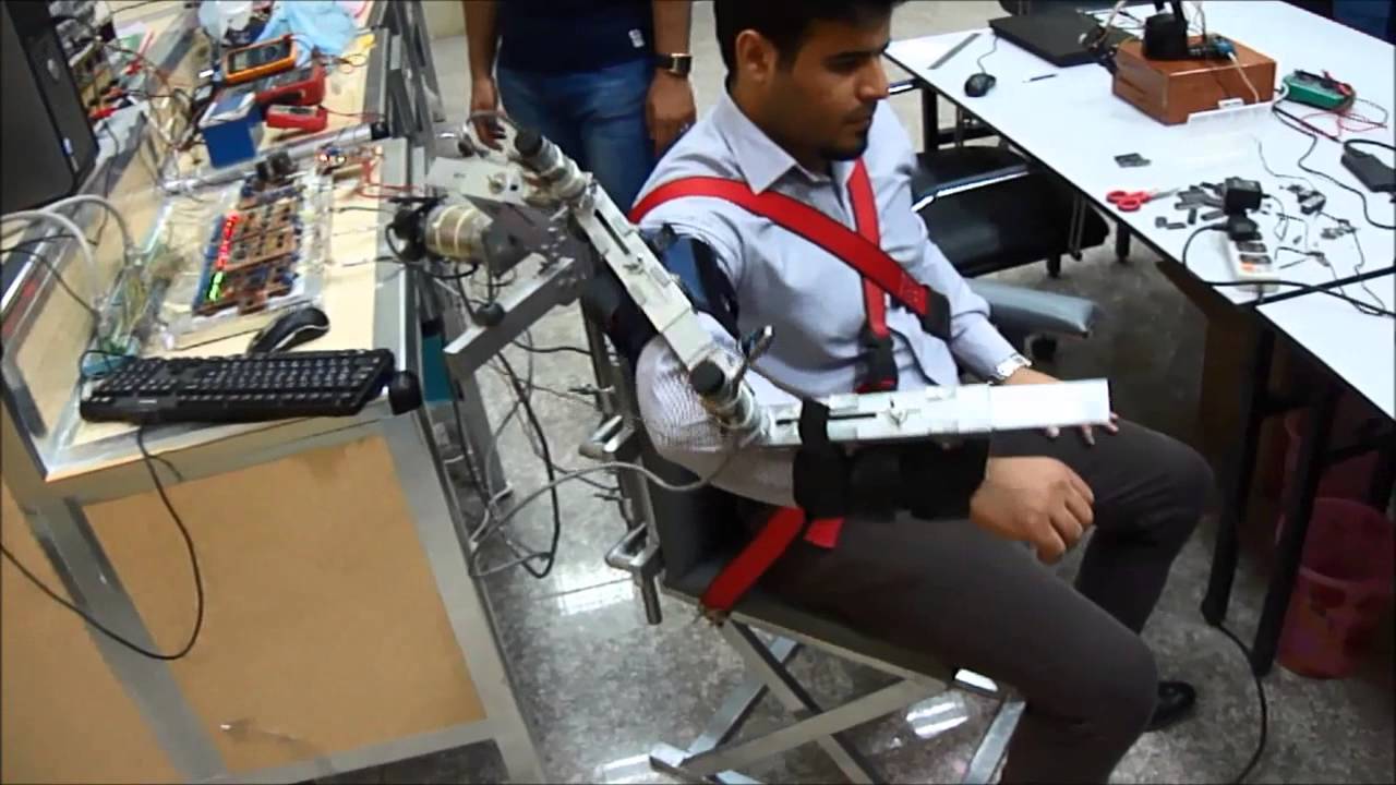 Rehabilitation Robot - 3DoF's- test with human - YouTube