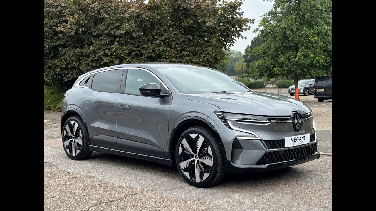 Renault Megane E-tech EV60 160kW Techno Comfort Range 60kWh 5dr Auto Hatchback Shadow Grey - YouTube