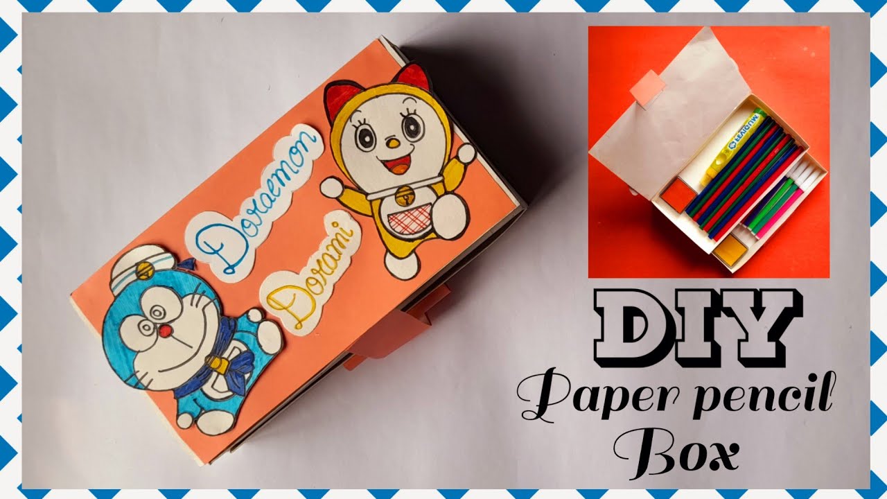 DIY Paper Pencil Box Tonni Art And Craft Paper Pencil Box School Supplies shorts YouTube diy-paper-pencil-box-tonni-art-and-craft-paper-pencil-box-school-supplies-shorts-youtube