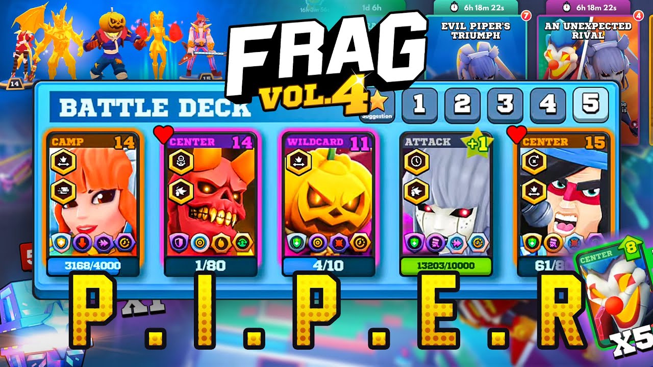 P.I.P.E.R Deck Gameplay | Evil Piper Triumph 🔥 Frag Pro Shooter - YouTube