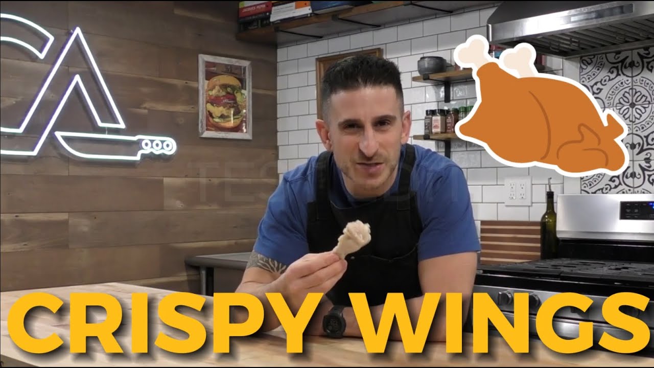 Chef Ange's Crispy Chicken Wings Made in The Oven (RE-EDITED VIDEO ...