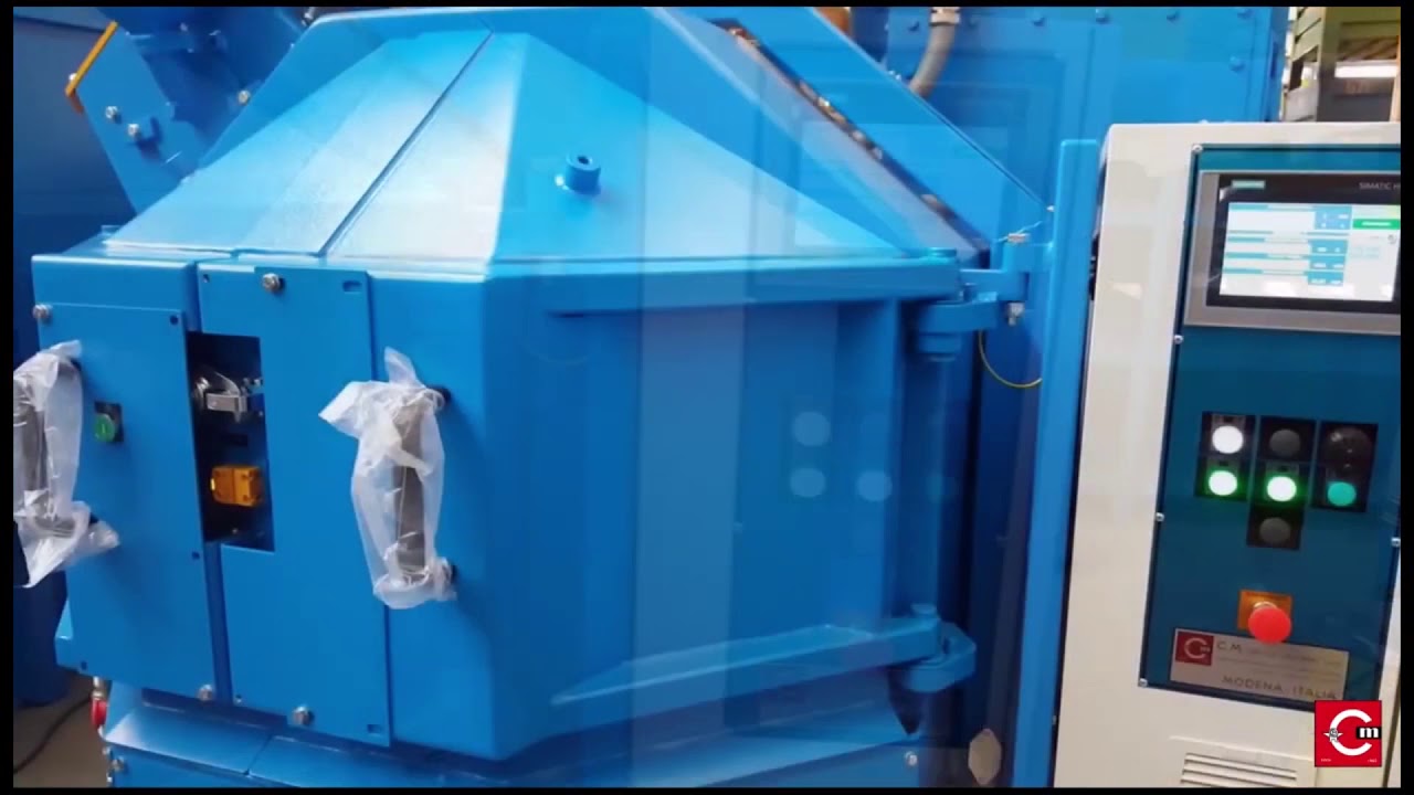 CM T10 automatic extrusion dies cleaner machine - YouTube