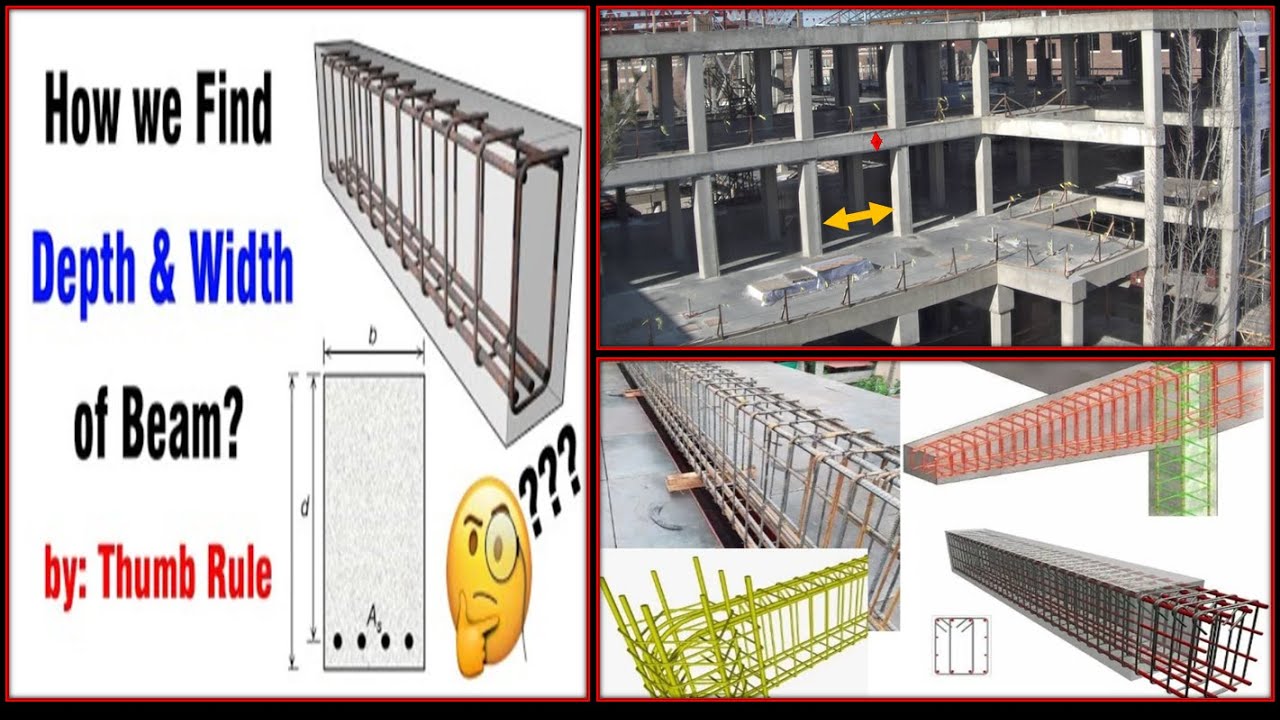 How to Decide Beam Sizes Practically l Why Depth of Beam is More ...