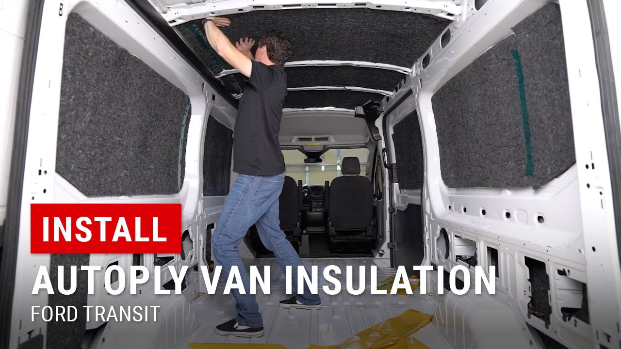 Installing AutoPly Van Insulation in our Ford Transit - YouTube